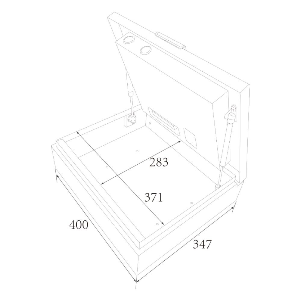 USS-1240CES-TOP Hotel Safe - UNISEC